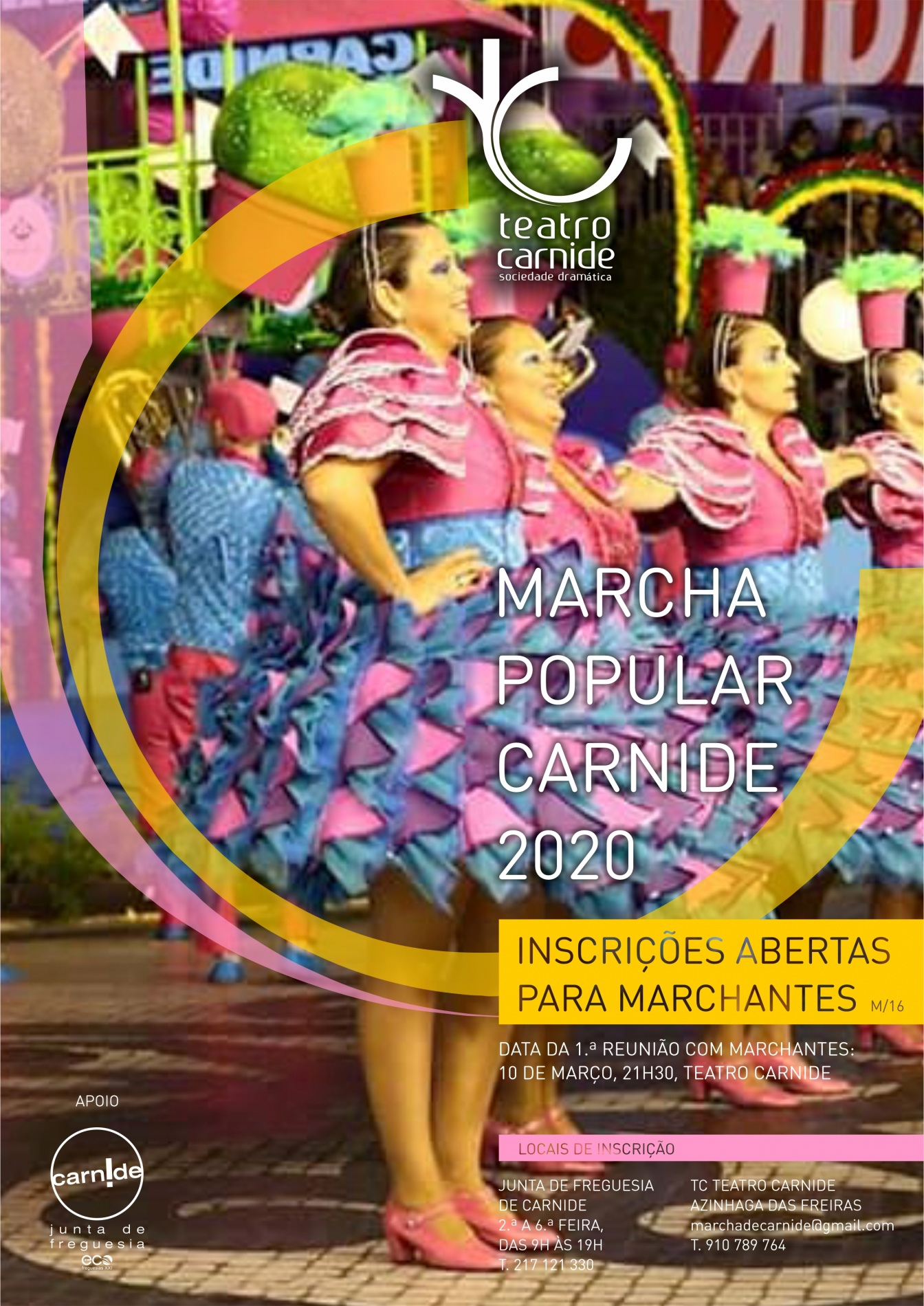 Estão abertas as incrições na Marcha Popular de Carnide 2020 - Junta de ...